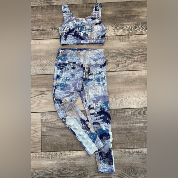 Justice | Matching Sets | Justice C Jx Metallic Blue Camo Leggings ...